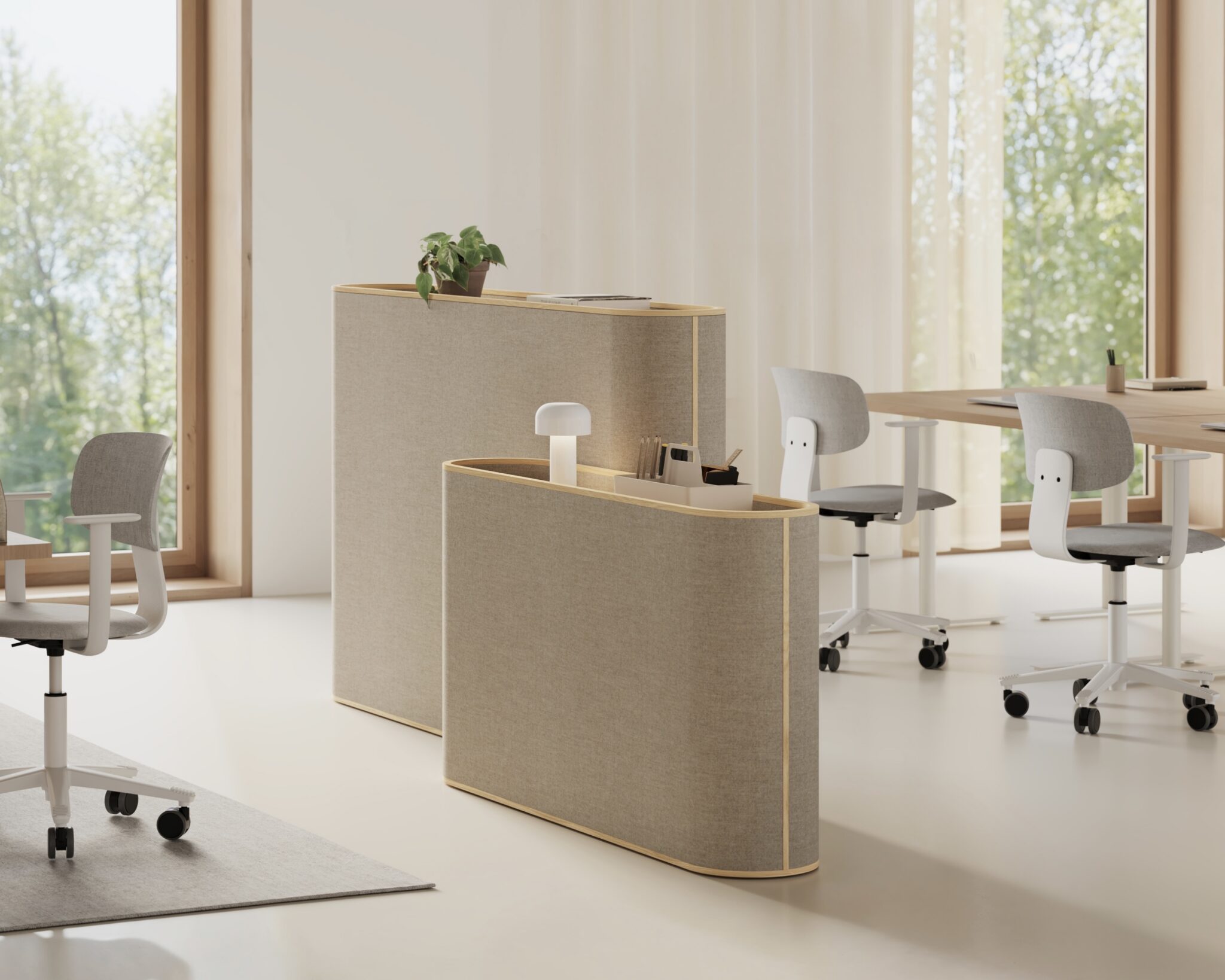 A room divider for connection and calm - Zilenzio